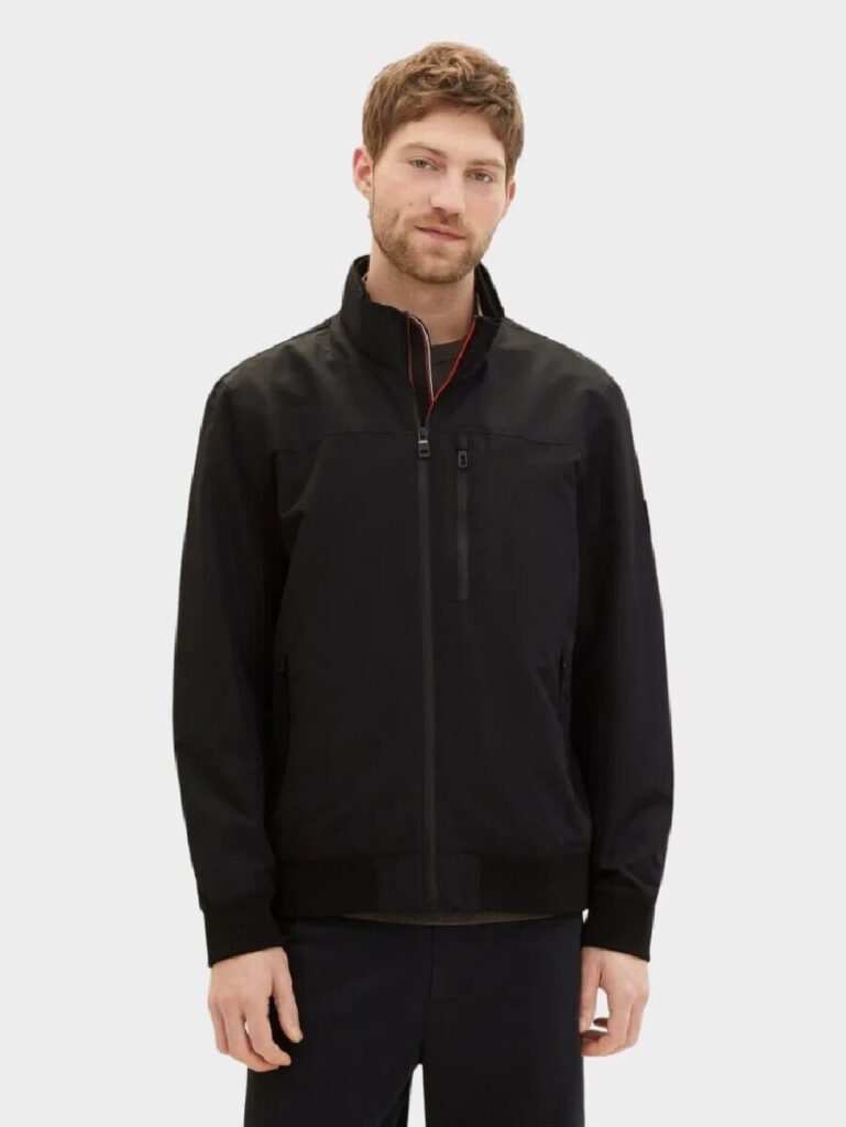 TOM TAILOR MUŠKA JAKNA CRNA 1038910 29999 - Pantera