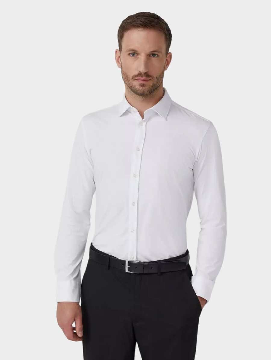 S.Oliver muška košulja bela 2169734 0100