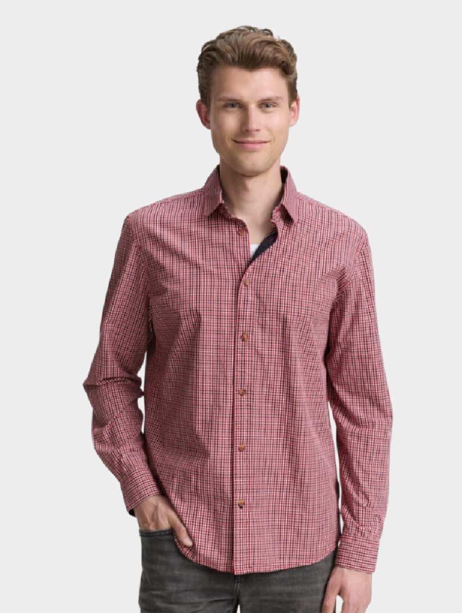 Tom Tailor muška košulja crvena 1047324 38479